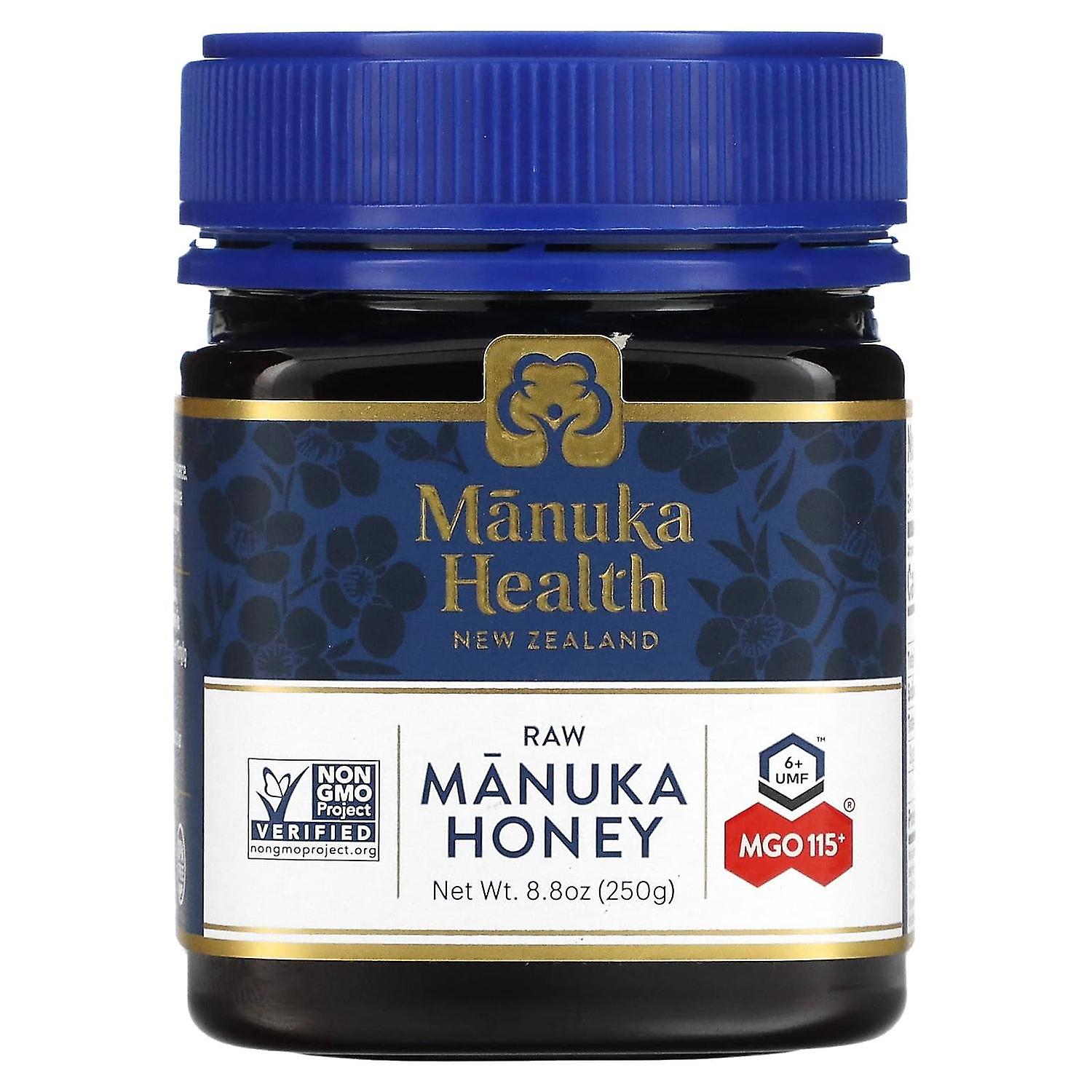 Manuka Health, Raw Manuka Honey, MGO 115+, 8.8 oz (250 g) | Fruugo UK