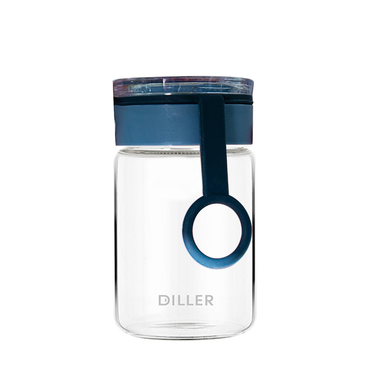 280ml/380ml Diller Single Layer Glass Water Cup Anti-fracture Smooth Cup Rim High Borosilicate ...