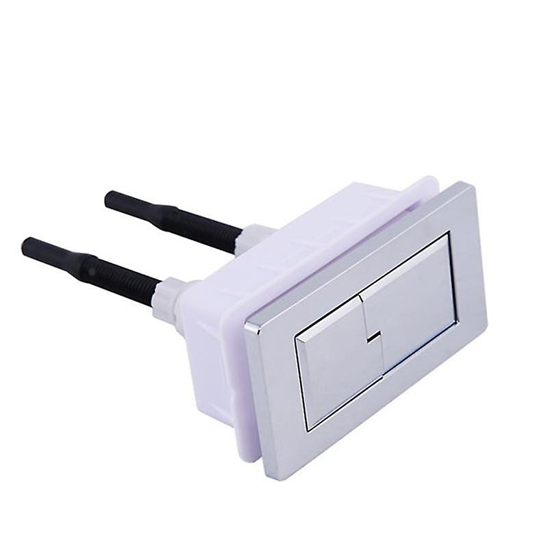 Square toilet button with two buttons Toilet flush button with two ...