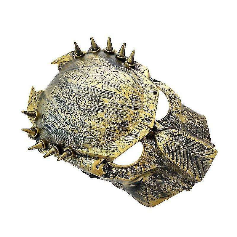 Predator Mask Halloween Horror Mask Lone Wolf Mask Rivet Snap Iron Mask ...