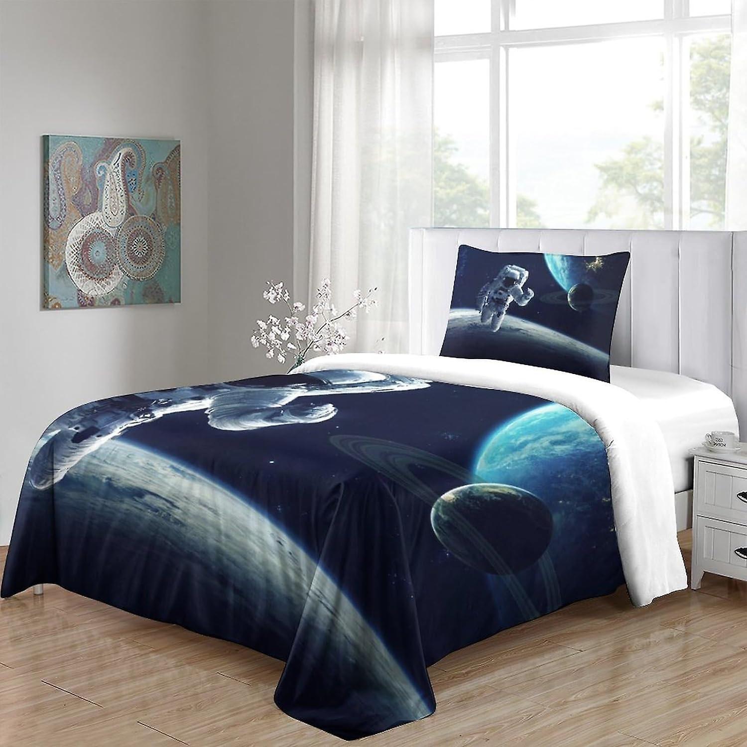 Cosmic Astronaut Bedding Duvet Cover Set Space 3D Printed Duvet ...