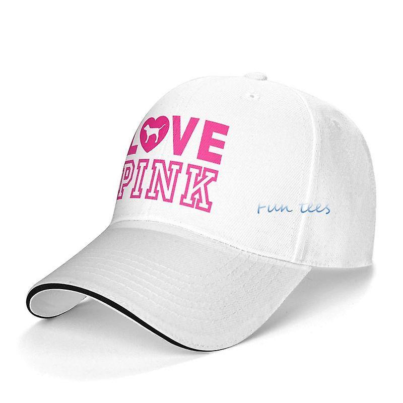 Kärlekshund och rosa vintage unisex basebollkeps rolig smörgåshatt ...