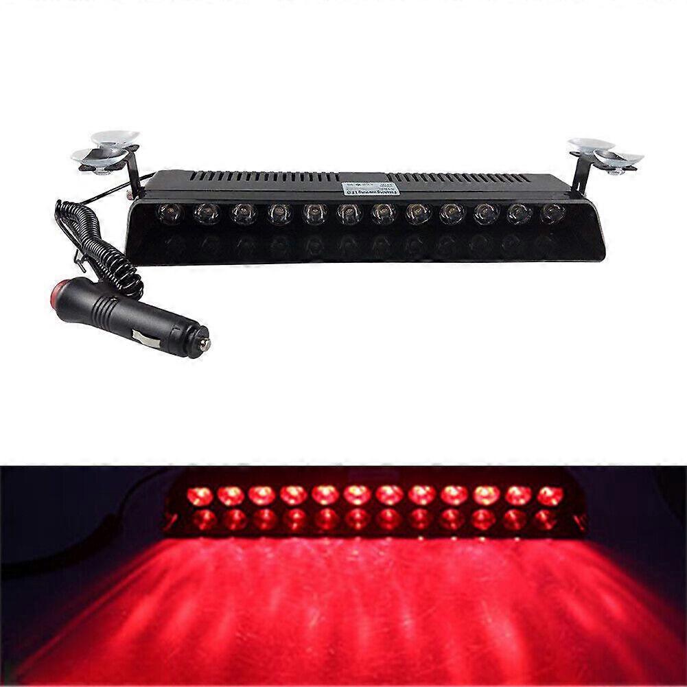 12LED Car Dash Emergency Strobe Flash Light Bar Police Warning Lamp ...