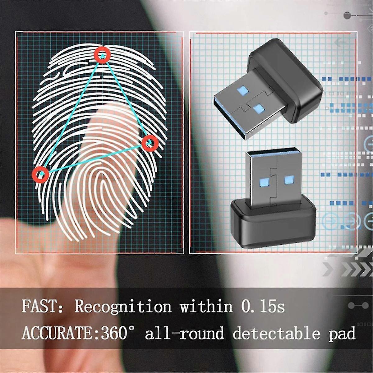 USB Fingerprint Key Reader U2F Biometric Fingerprint Scanner Anti ...