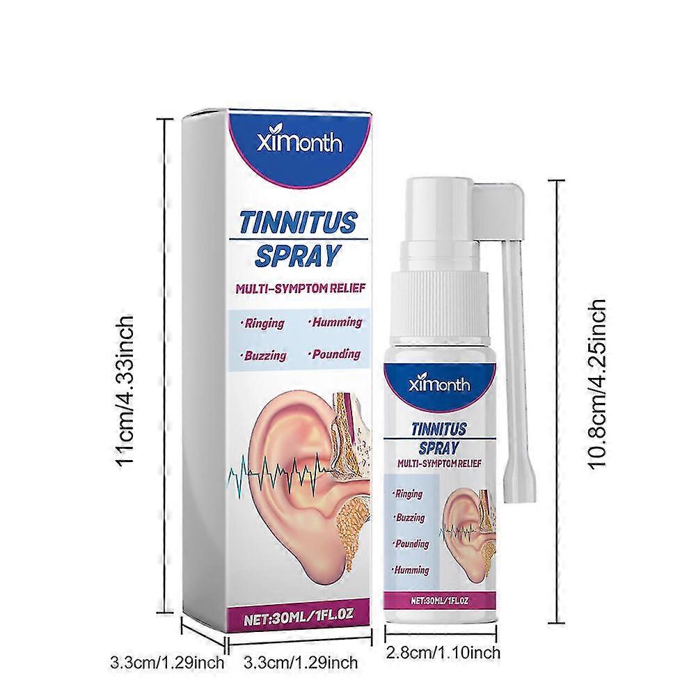 XIMONTH Tinnitus Relief Spray Relieves Tinnitus, Ear Discomfort, Cleans ...