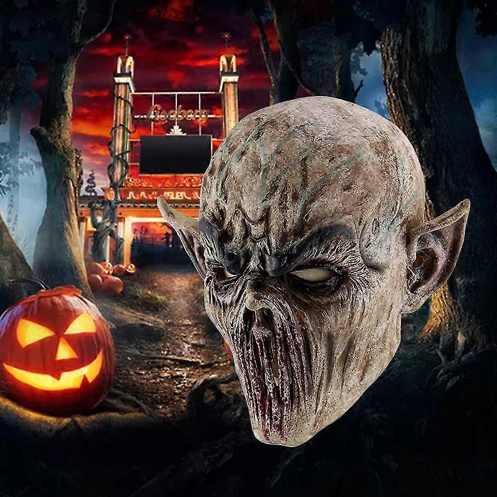 Scary Halloween Mask Cosplay Terror Demon Devil Mask Cosplay Props ...