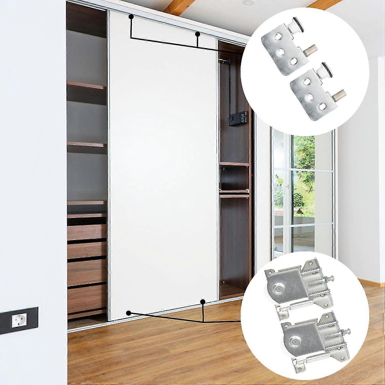 2 Pieces Sliding Closet Door Roller,sliding Door Parts For Wardrobe ...