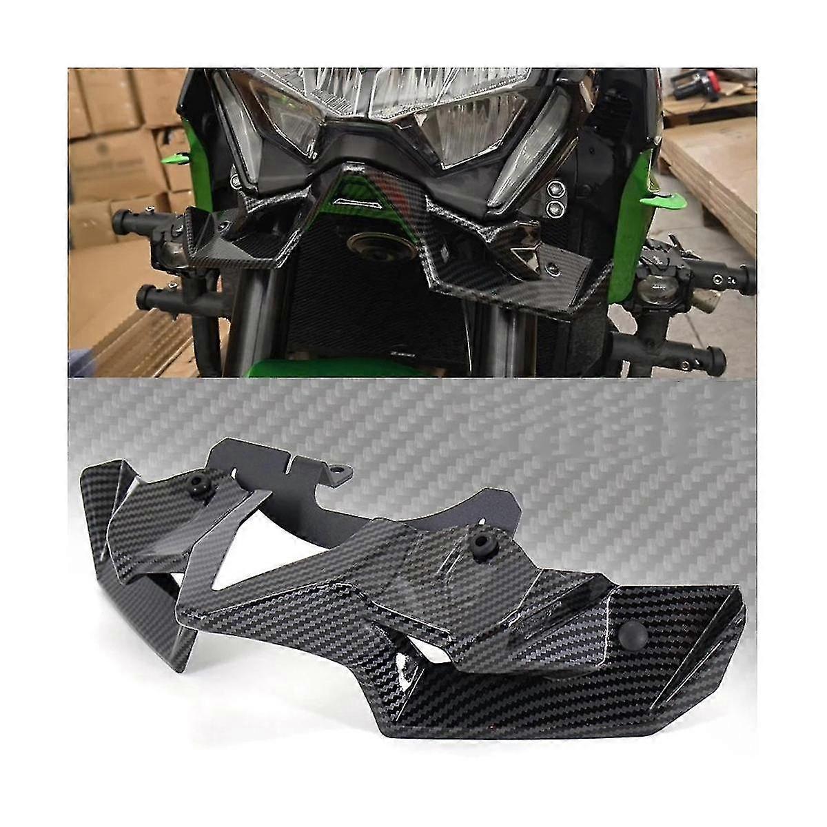 Motorcycle Front Spoiler Winglet Aerodynamic Wing Kit Spoiler For Z900 ...