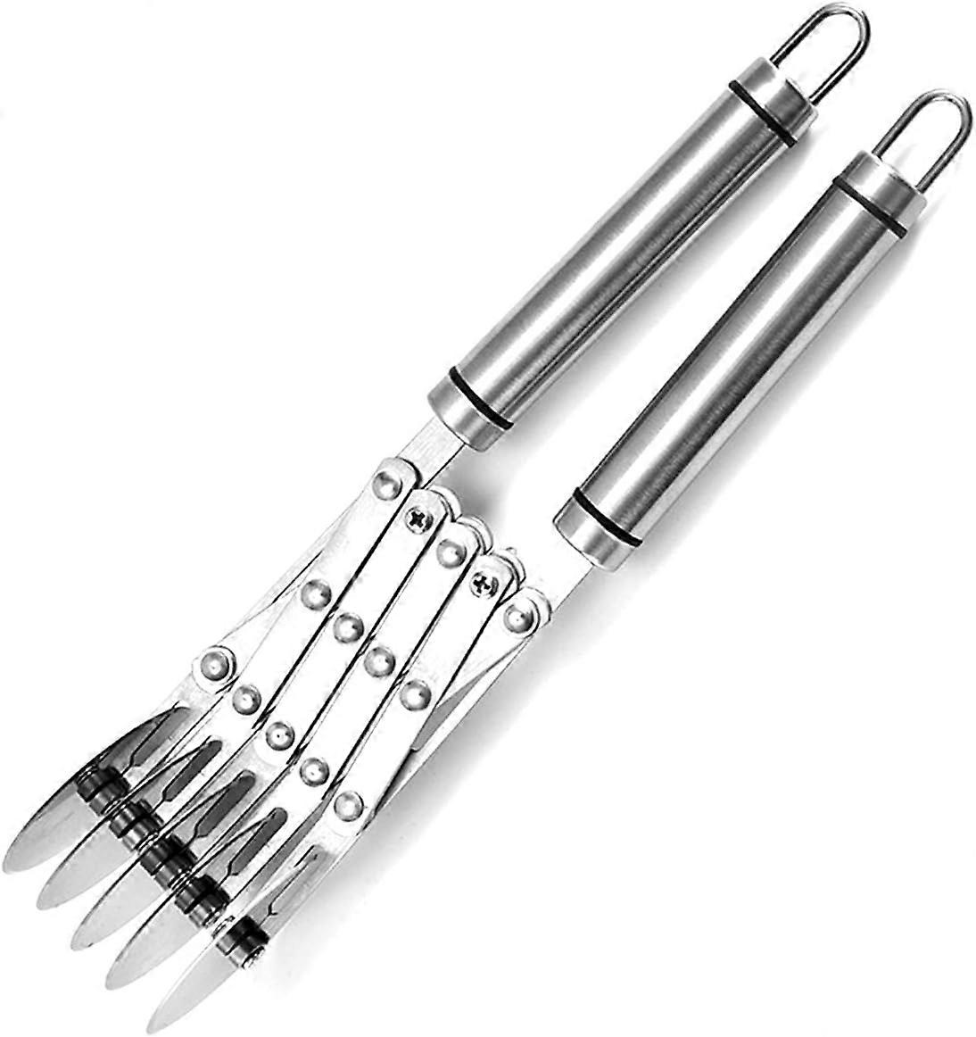 5 Wheel Stainless Steel Pastry Pizza Cutter Dough Cutter Cookie Pastry ...