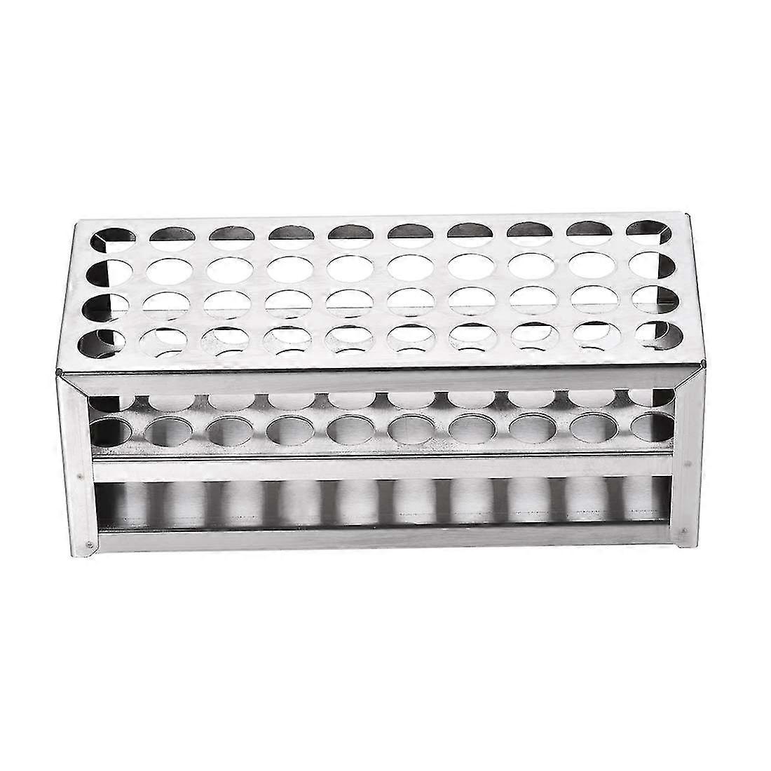 14Mm 40 Hole Aluminum Test Tube Rack Multifunctional Laboratory Test ...
