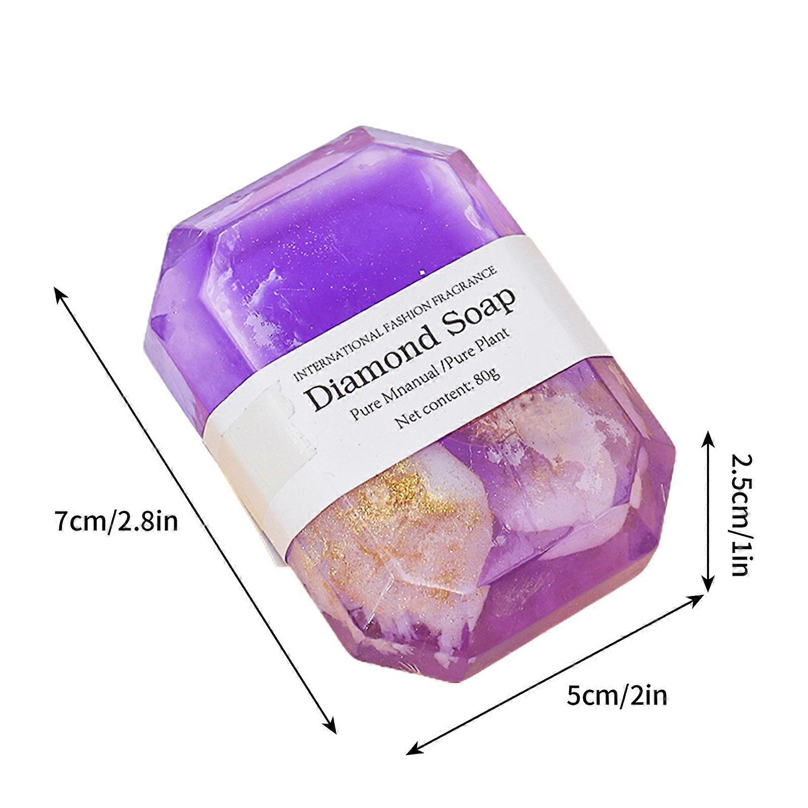 Gemstones Perfume Hand Made Soap Crystal Fragrances Cleansing Oil Soap ...