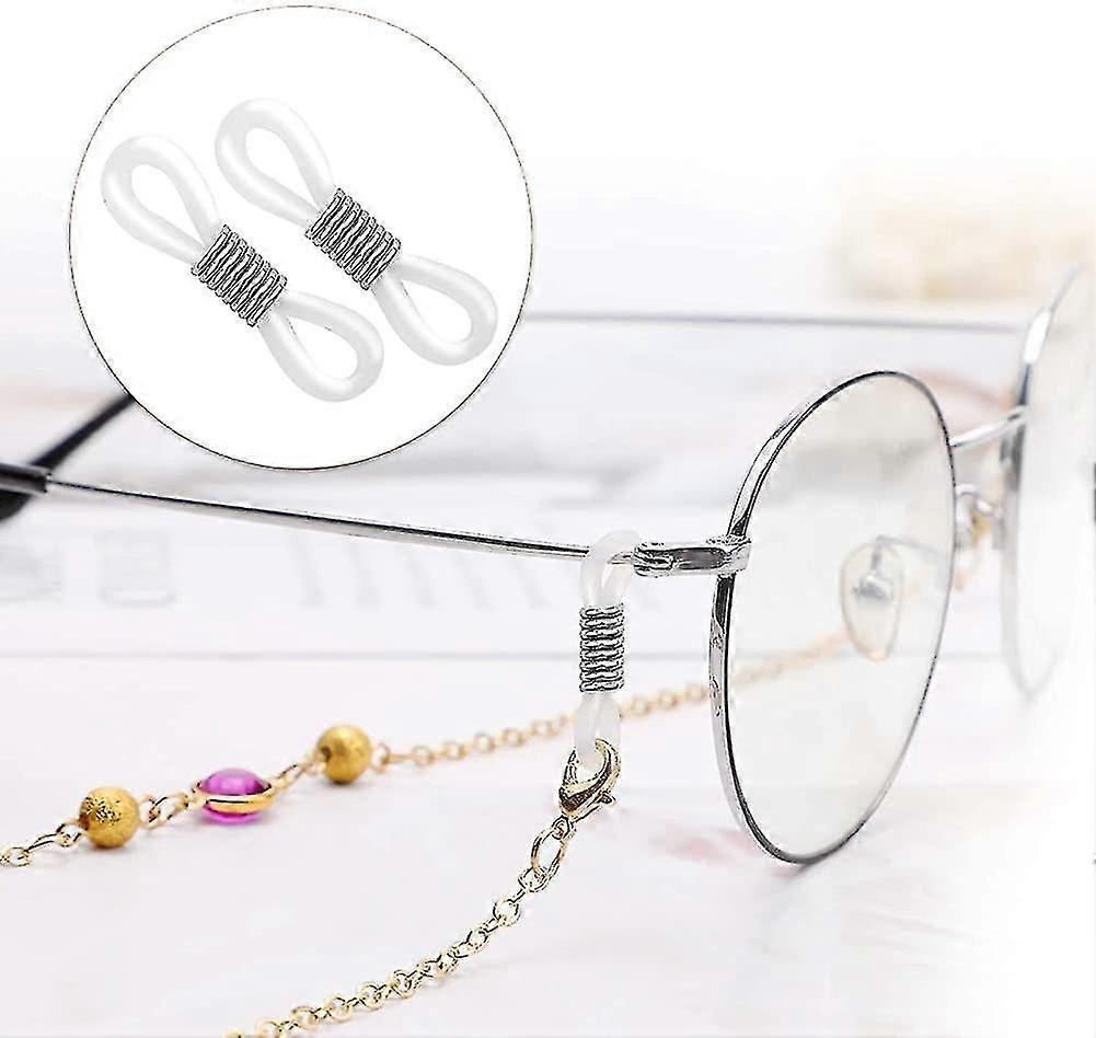 50pcs Holder Chain Glasses Ends Spectacle Chain Strap Loop Ends Of ...