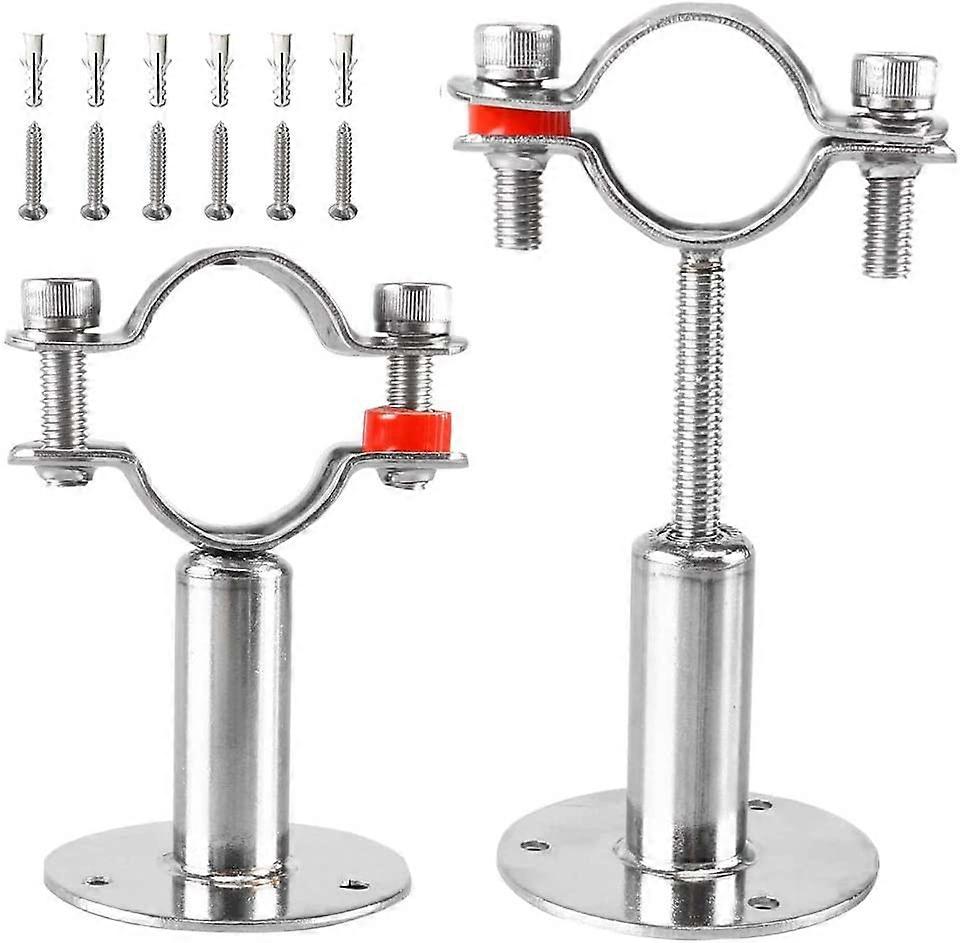 Stainless Steel Wall Mounted Ceiling Mounting Pipe Supports, Adjustable ...