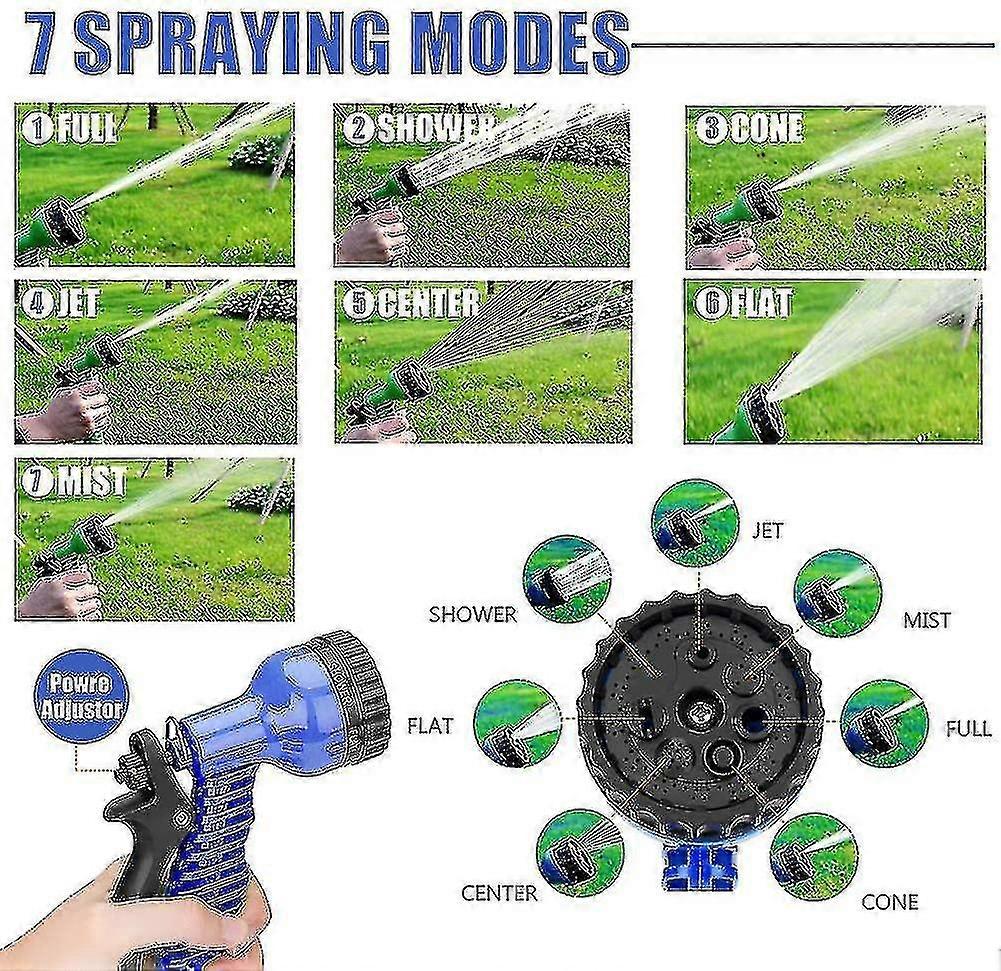 100 Ft/30m Garden Hose, Expandable Garden Hose, Retractable Flexible ...