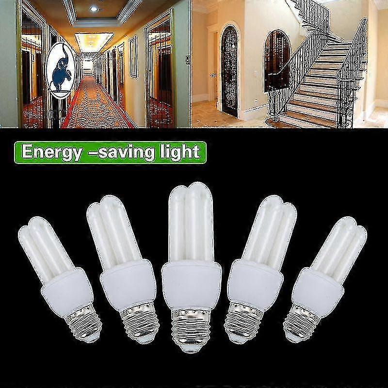 Led Bulb Light 11w 15w 20w E27 Screw 2u Shaped Light Bulbs Home Cfl ...