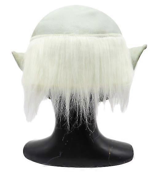 Halloween Masks Horror Latex Ghost Mask Party White Eyebrow Funny Scary ...