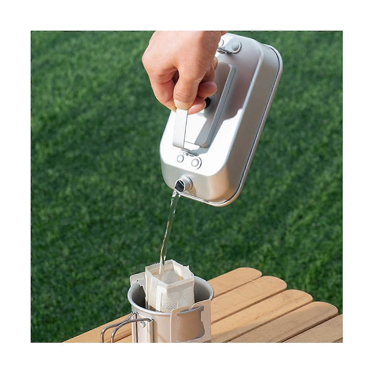 Portable Camping Tea Kettle Aluminum Alloy Camping Boiling Water Pot ...