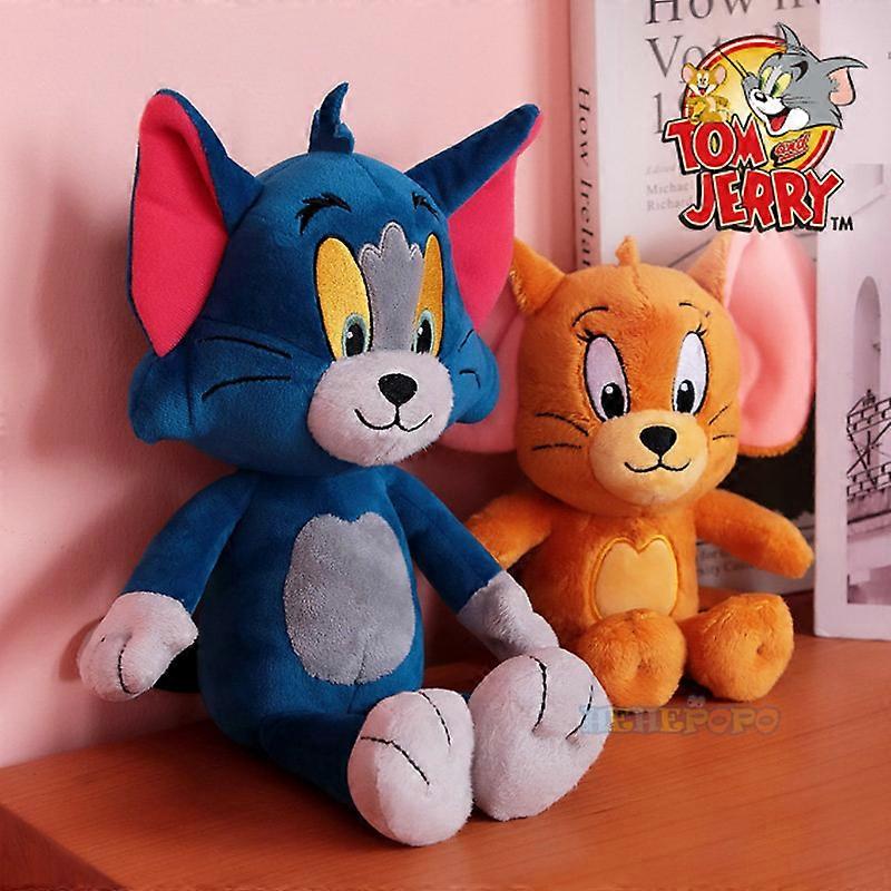 Tom And Jerry Plush Toy Cartoon Movie Cat Tuffy Nibbles Mouse Plushies ...