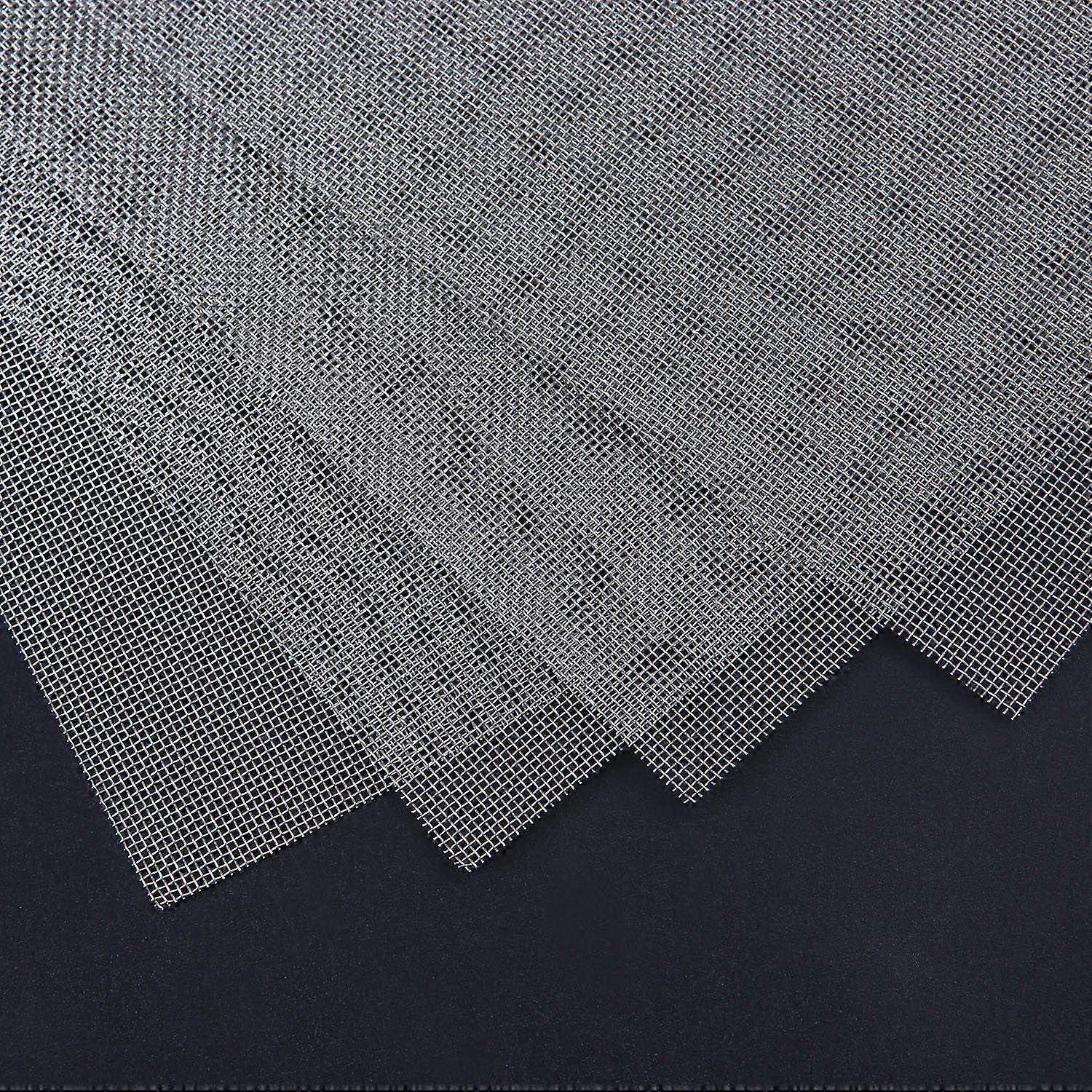 4 Pack 304 Stainless Steel Woven Wire 20 Mesh Metal Mesh Sheet Rodent ...