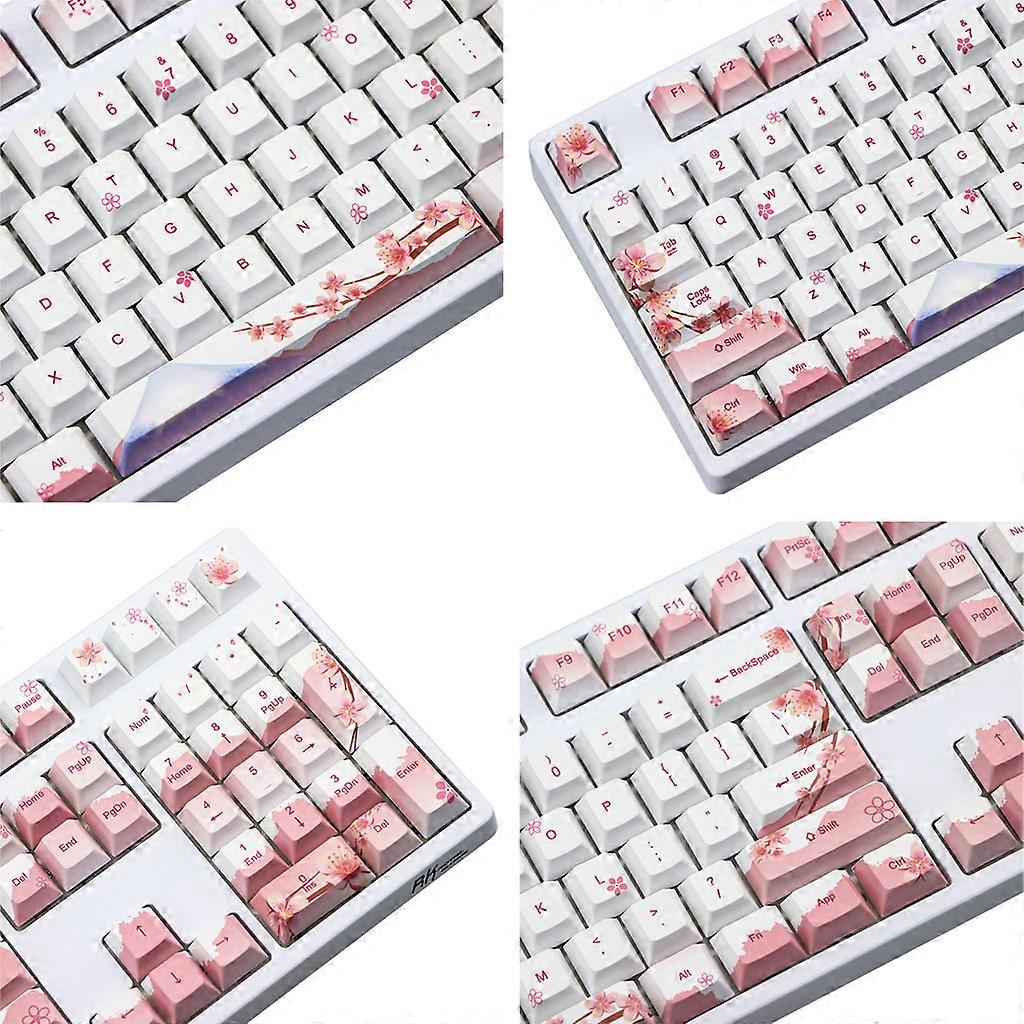 110 128 Keys Cherry Profile PBT Keycaps Full Set Mechanical Keyboard ...