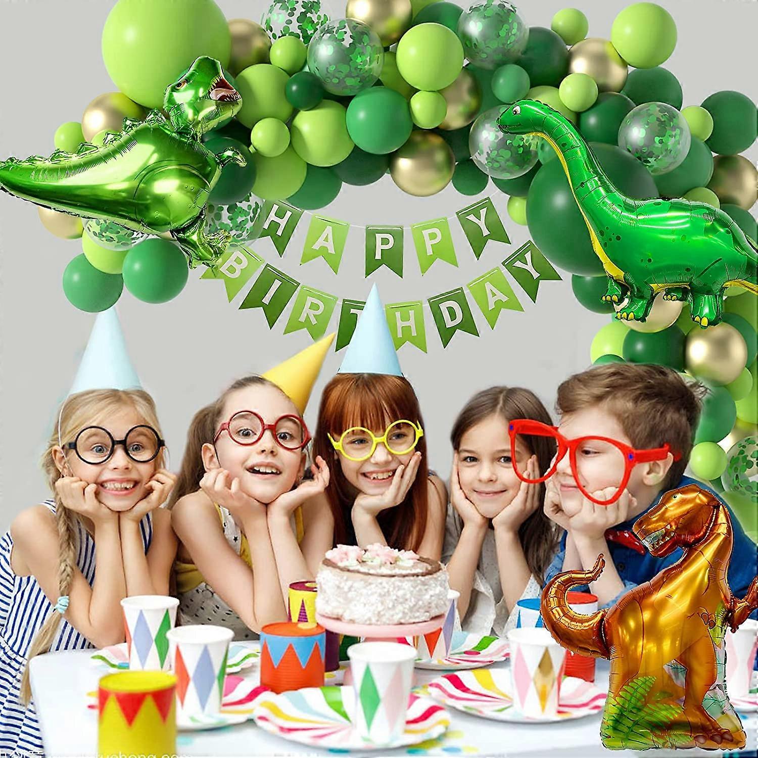 Dinosaur Party Balloon Garland Kit-119PCS Jurassic World Three Rex ...