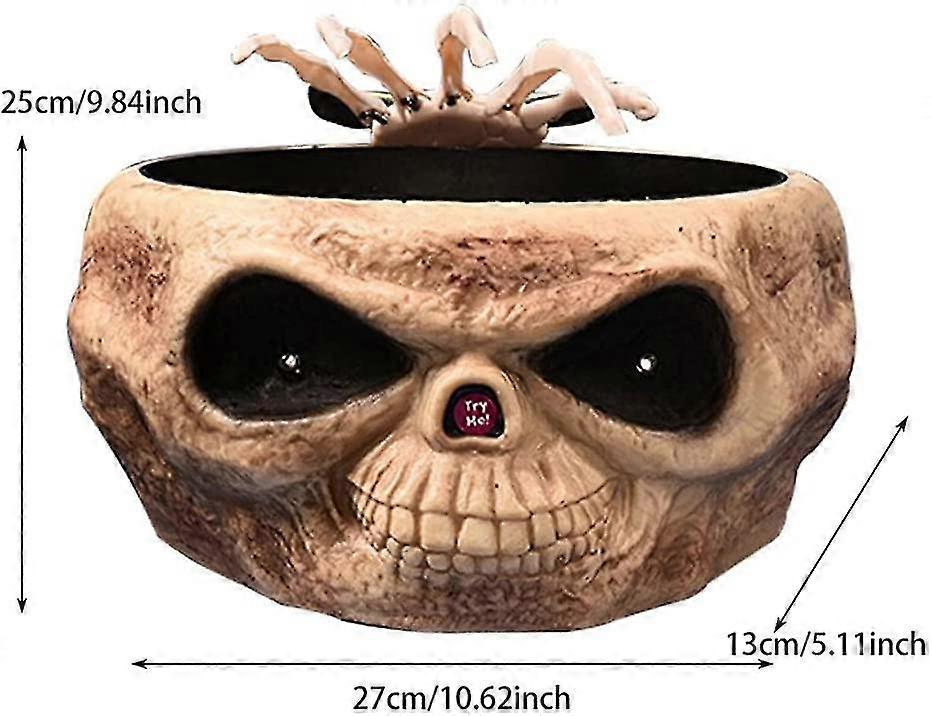 Plastic Skeleton Hand Candy Bowl With Lights Skeleton Candy Dishes ...