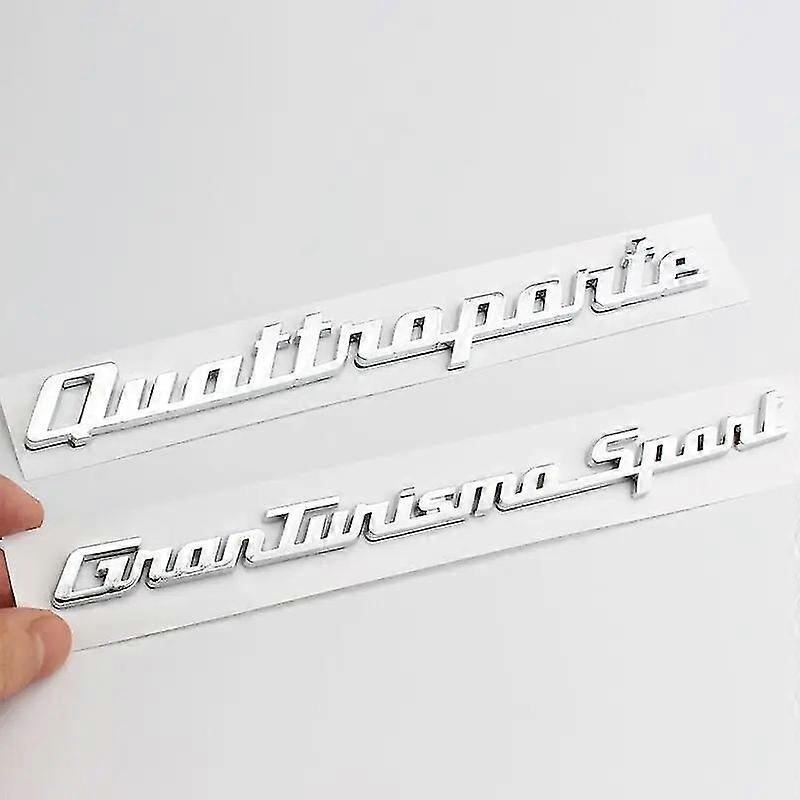 Car Rear Trunk Letters Logo Emblem Badge Decals Sticker For Maserati ...