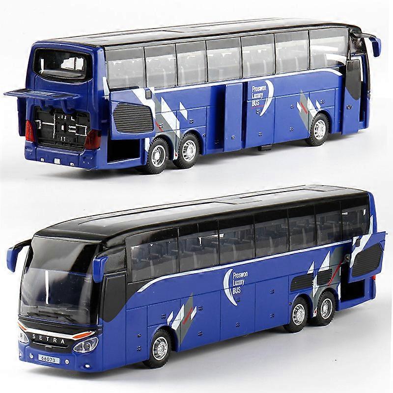 New product High quality 1:32 alloy pull back bus model,high imitation ...