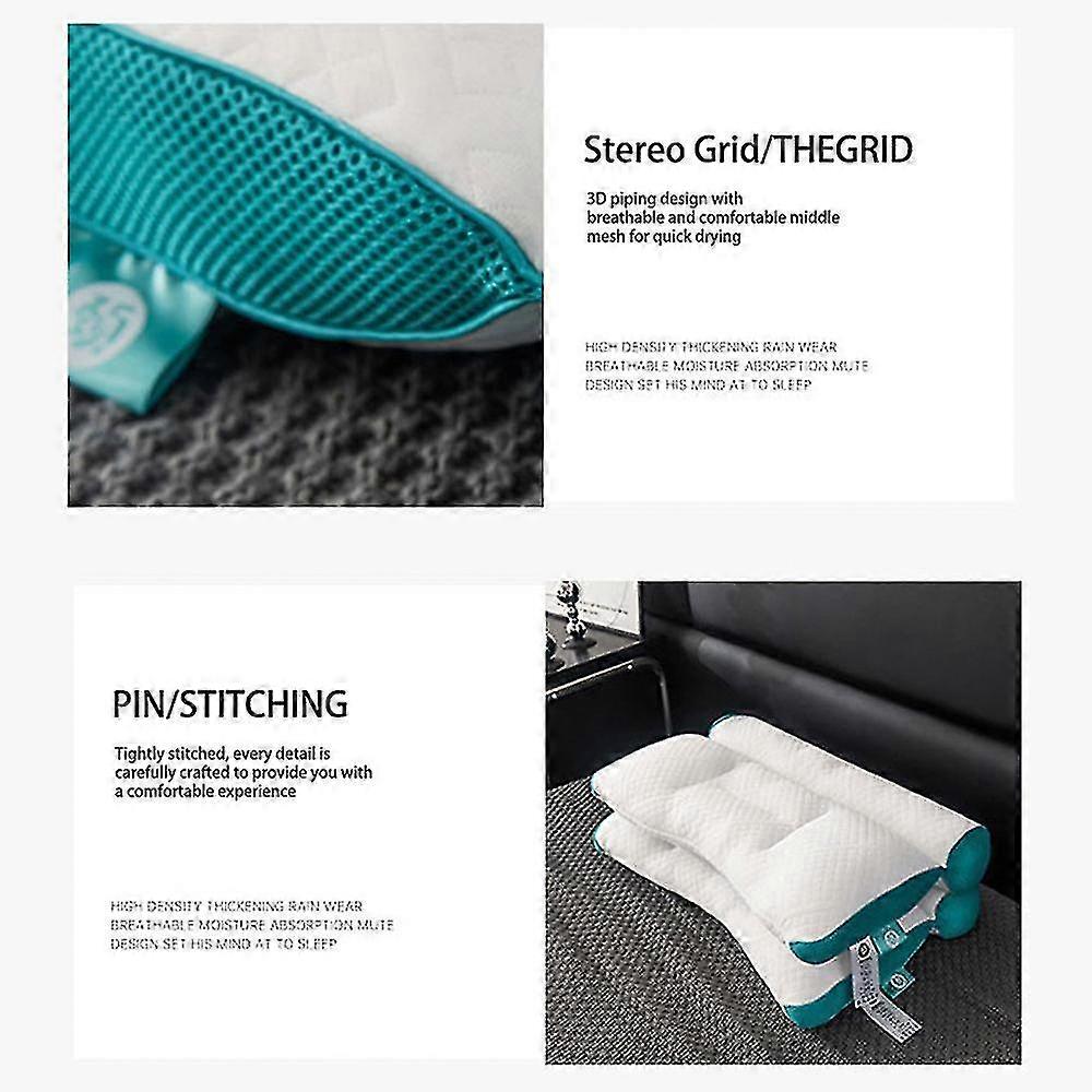 Ergonomic Goose Down Pillow Sleep Enhancing Cervical Support Goose Down ...