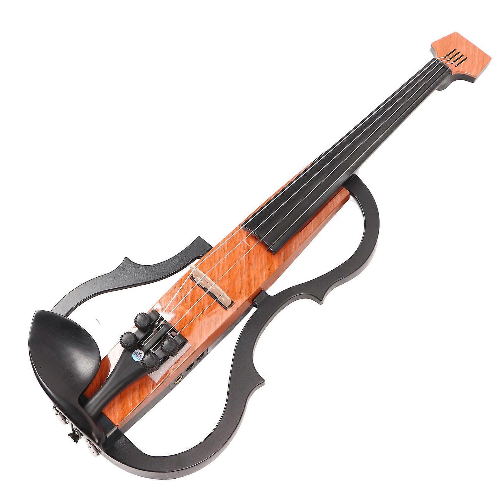 Silent Electric Violin 4/4 Floor Tile Pattern Carbon Fiber Maple Wood ...
