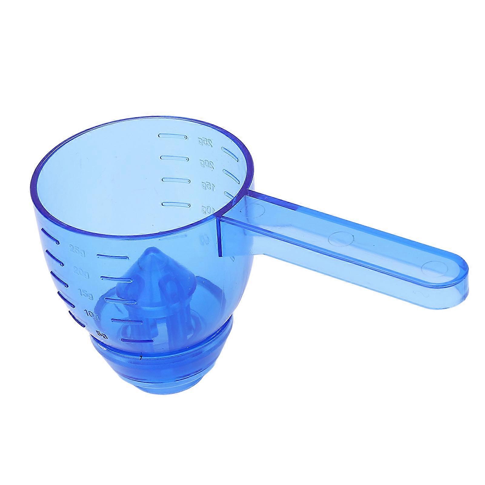 Measuring Scoop Funnel with Scale Spill Proof ABS Powder Measuring ...