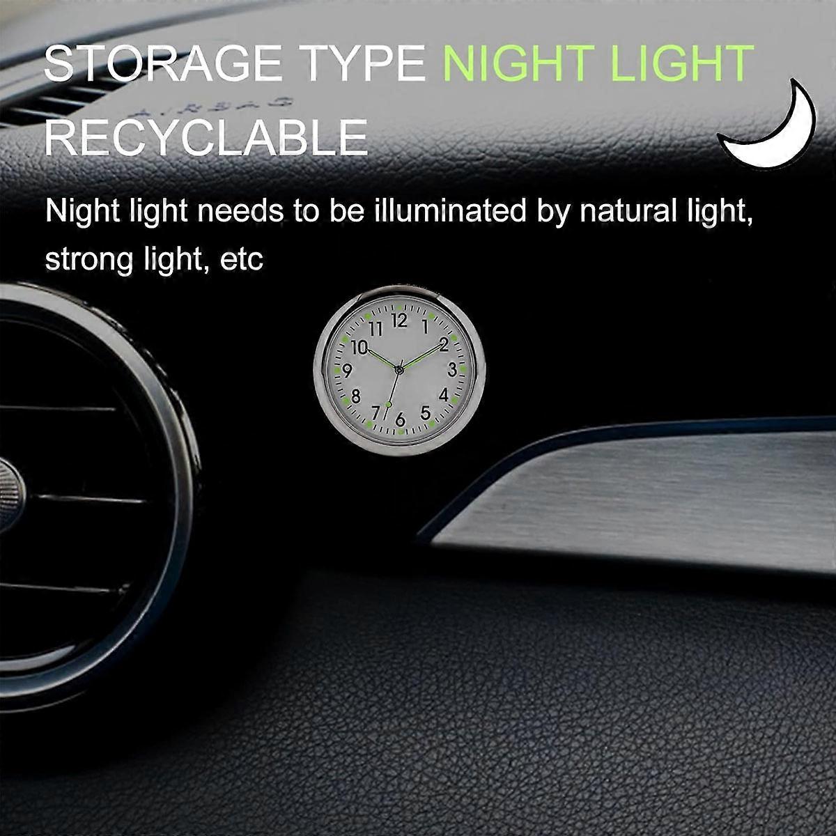 Luxurious Dashboard Decoration, Mini Clock with Luminous Design for ...