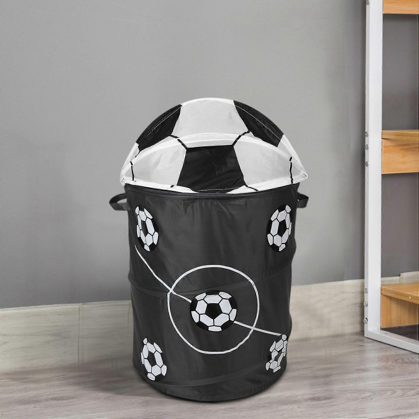 Football Modeling Collapsible Laundry Basket Storage Barrels | Fruugo UK