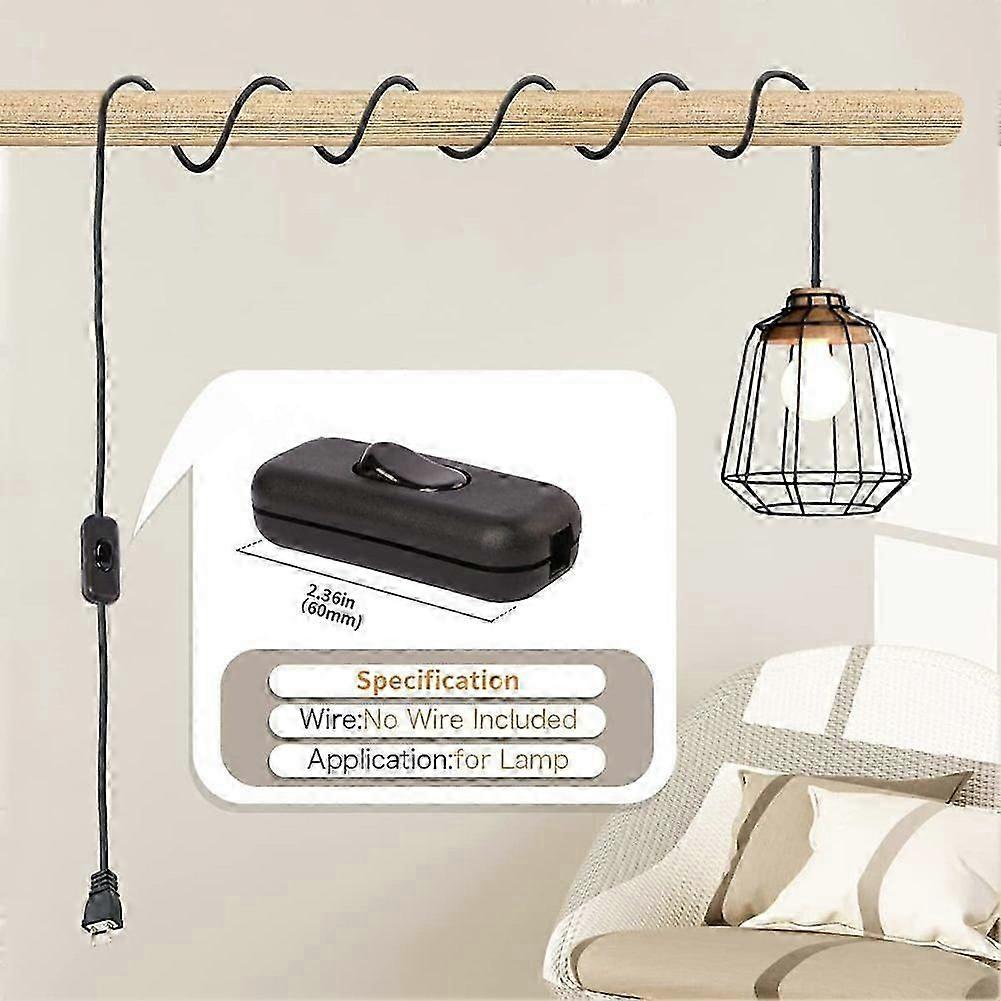 Inline Cord Switch On/Off Lamp Control Appliance Switch 250V 6A ...