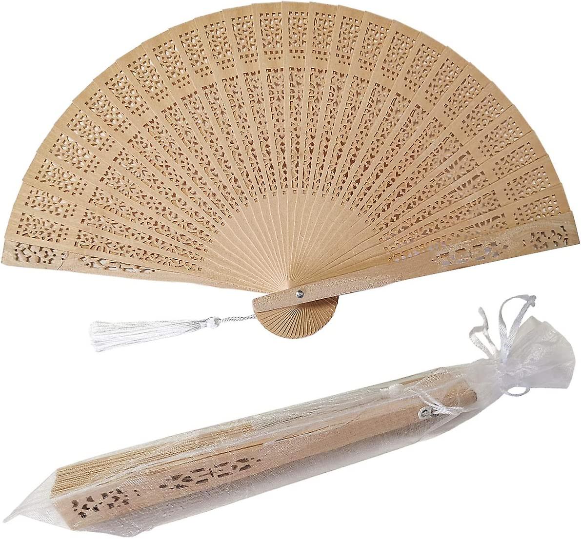 Wooden Fans Fans Chinese Fans Sandalwood Empty Portable Folding Fans ...