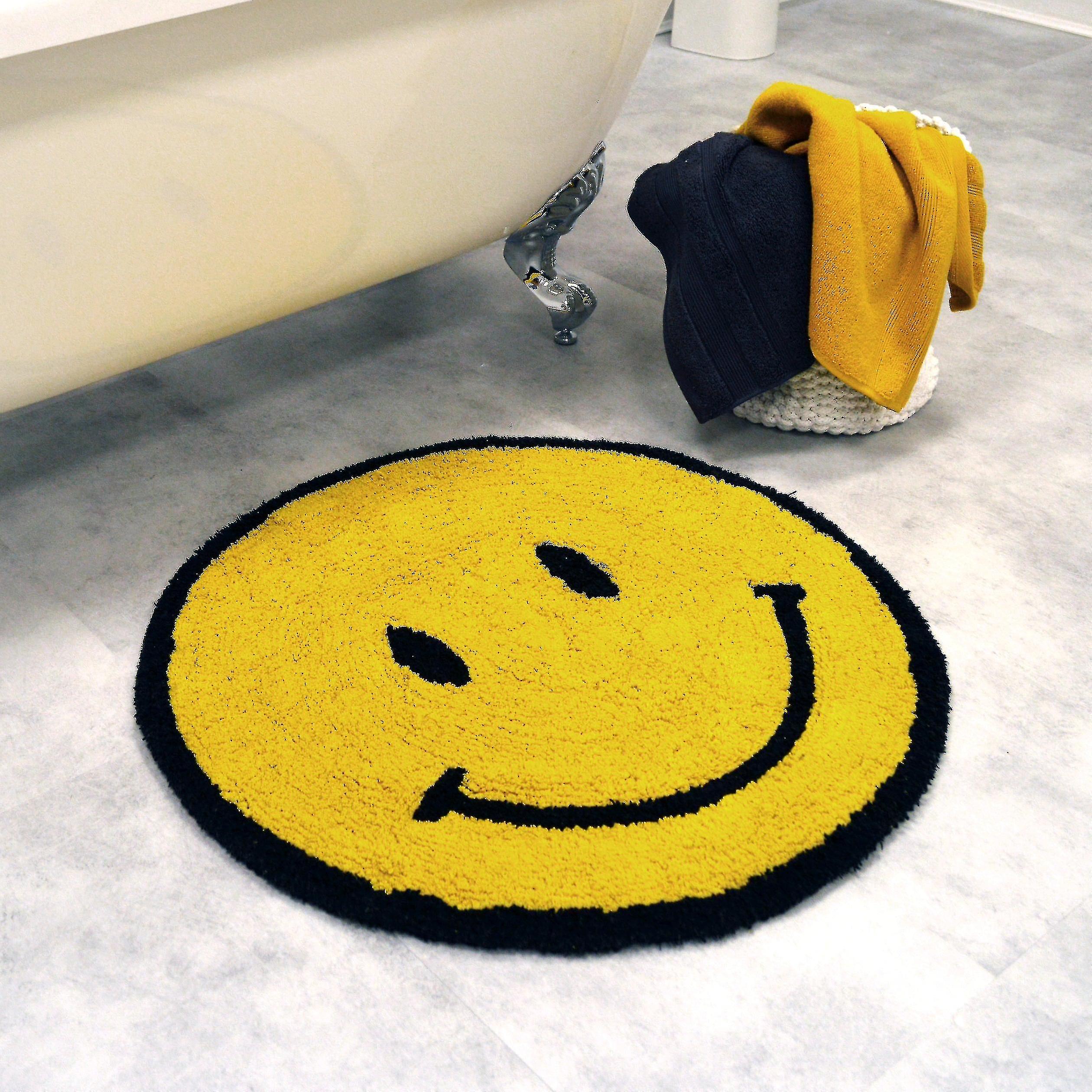 Smiley Double Sided Bath Mat | Fruugo UK