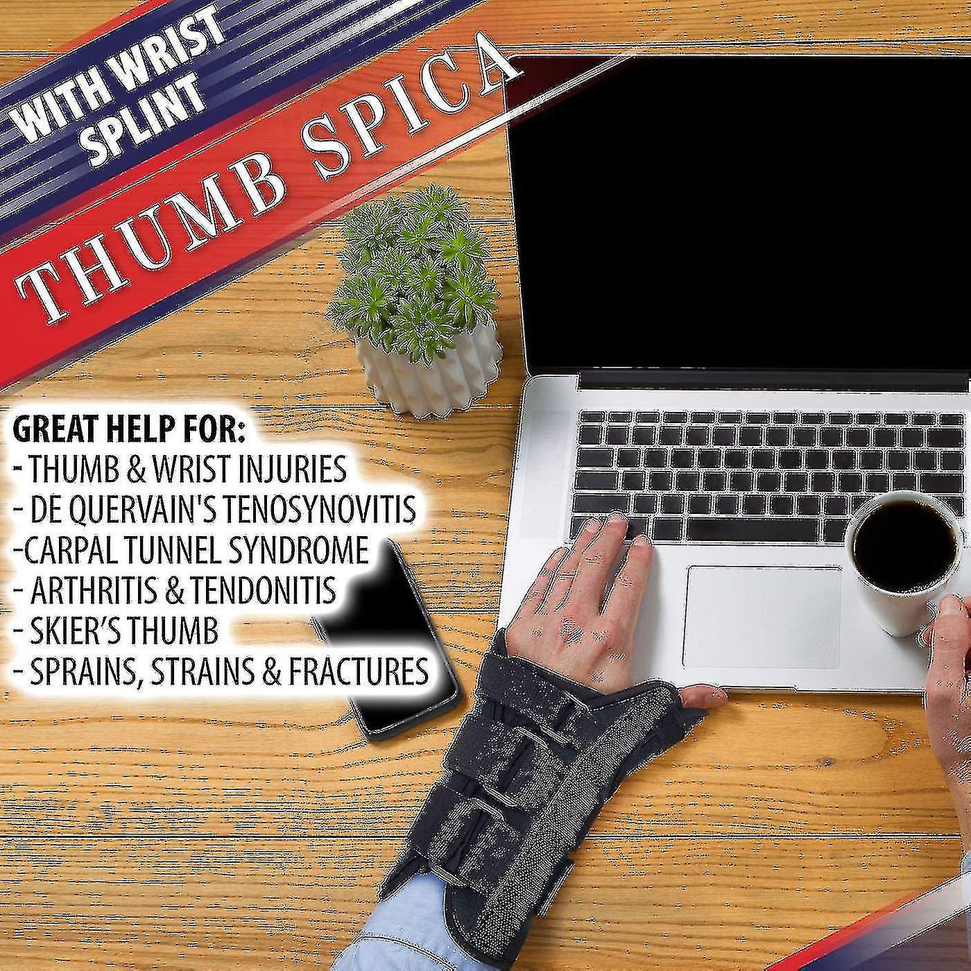 Thumb Spica Splint & Wrist Brace Both A Wrist Splint And Thumb Splint ...