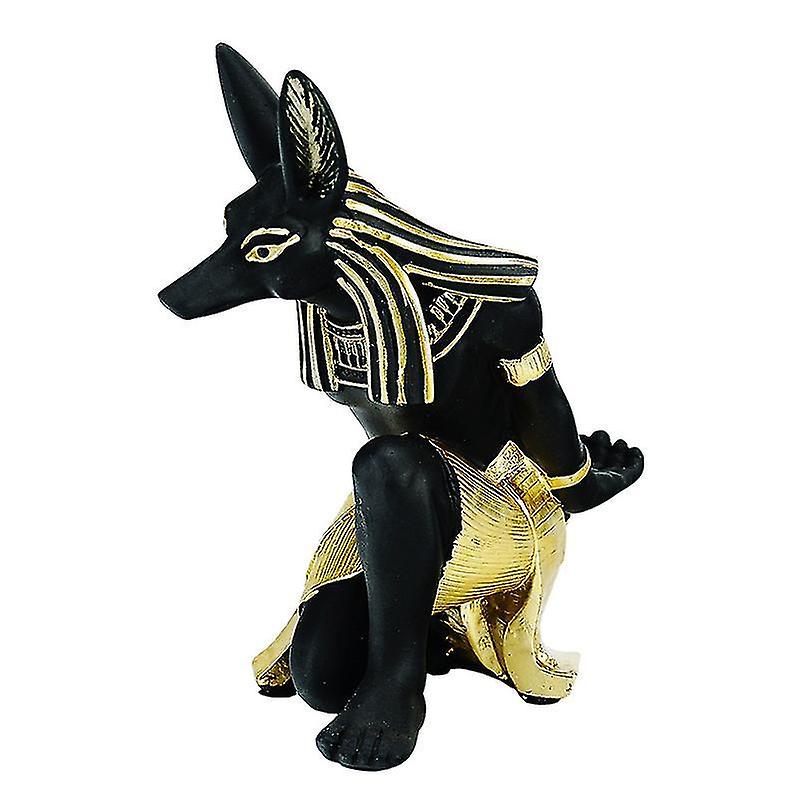 Resin Anubis God Rack Figurines Dog S Statues Animal Interior Home Desk ...
