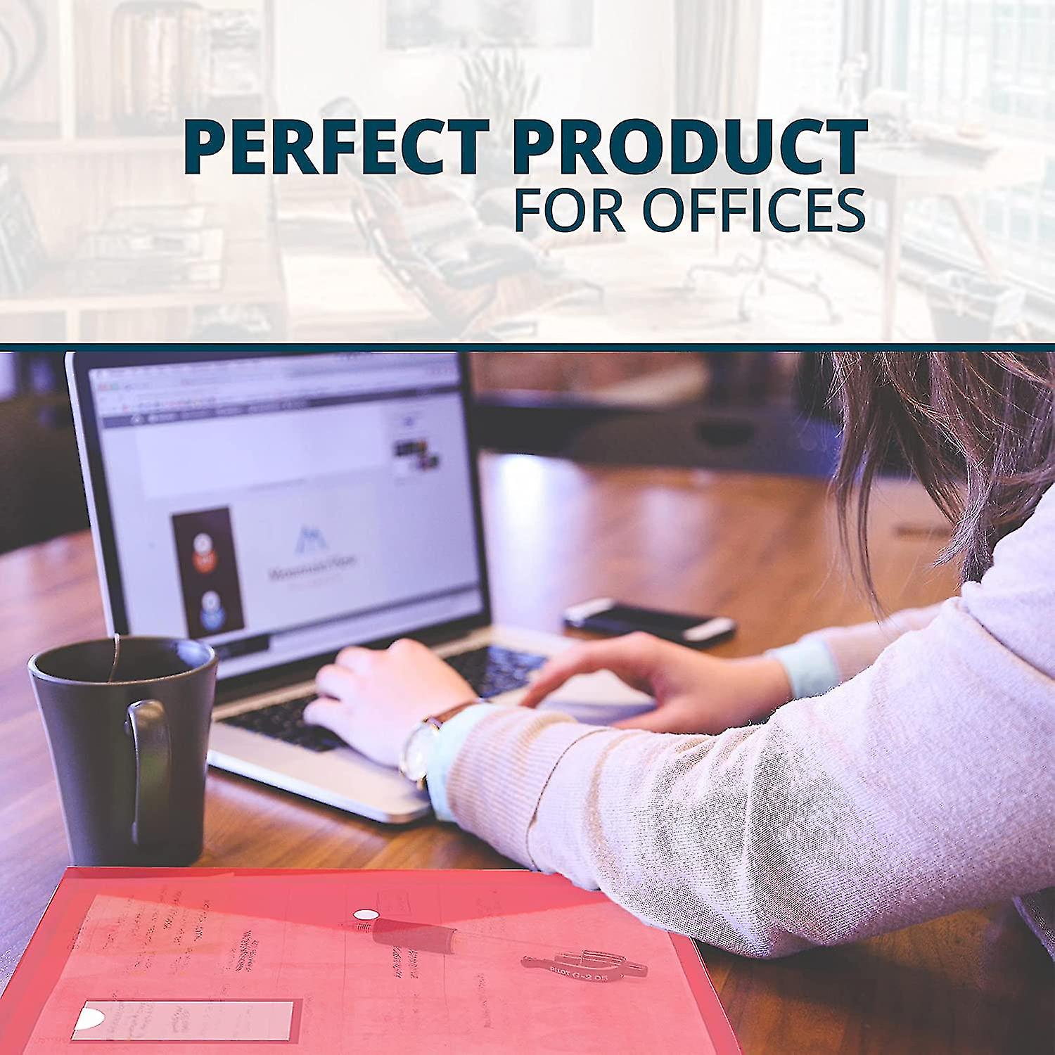 Pack Of 10 Plastic Wallets A4 - Plastic Folders A4 Of Size 33.5 X 23 ...