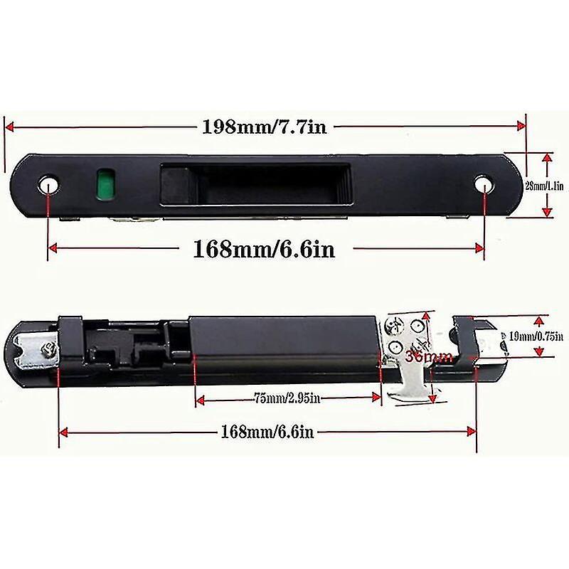 Sliding Bay Lock Latch - Modern Single Sided Movable Door Window Hook ...