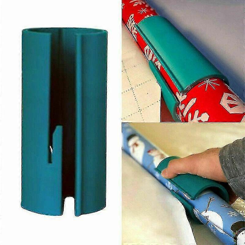 Little Elf Cutting Sliding Wrapping Paper Gift Roll Cutter Made Easy ...