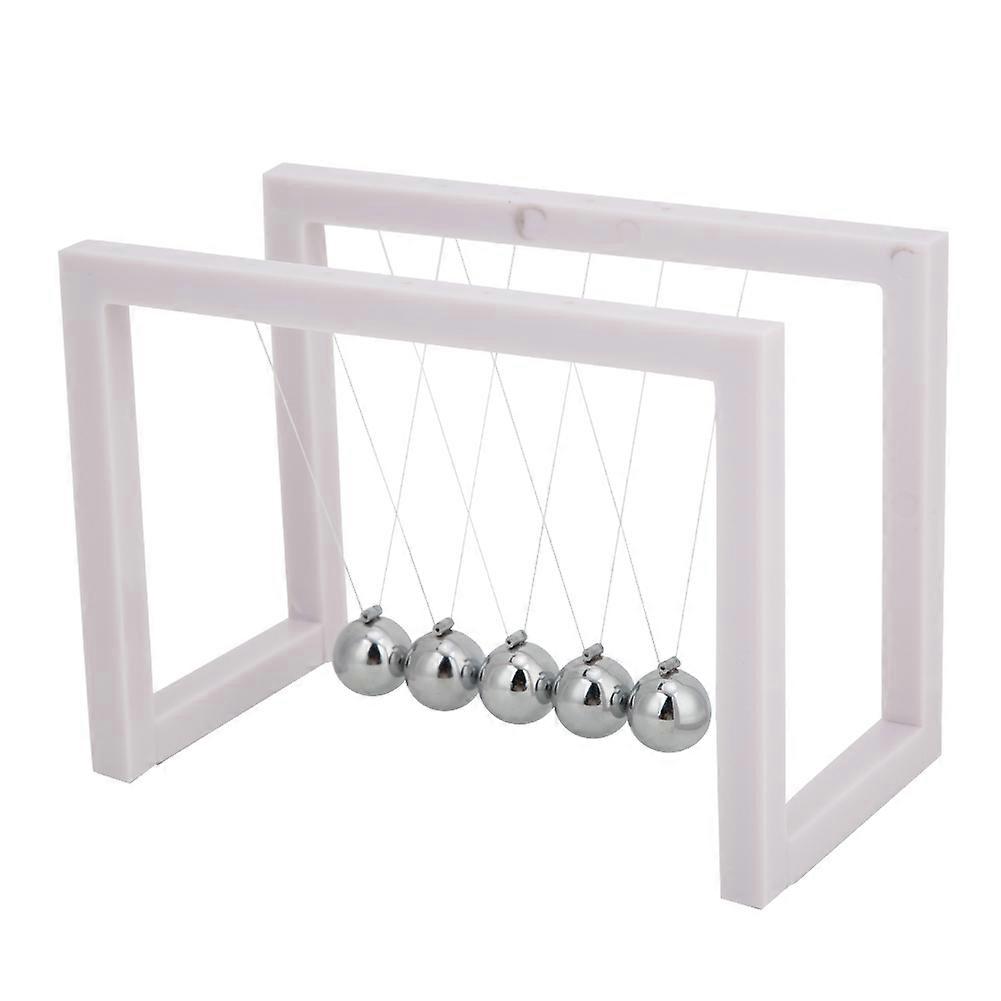 White Pendulum Balls Home Office Desk Decorative Ornament Physical ...