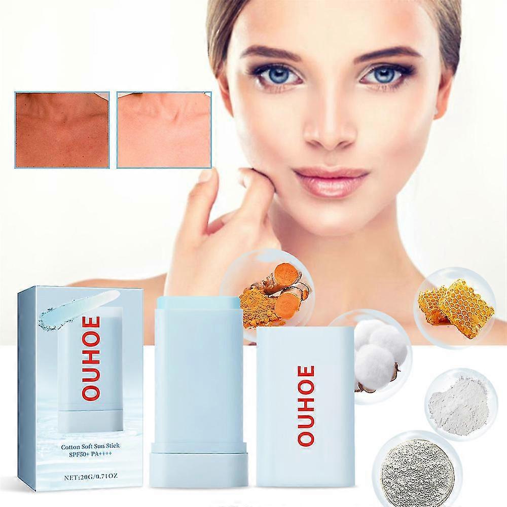 1-3pcs Soft Sun Stick Spf 50+ Pa++++ Sunblock Uv Isolation Anti Oxidant ...