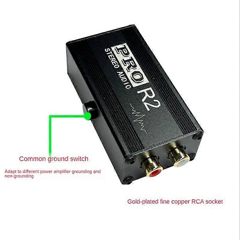 Ground Loop Audio Isolator Audio Noise Filter Noise Suppressor Isolator ...