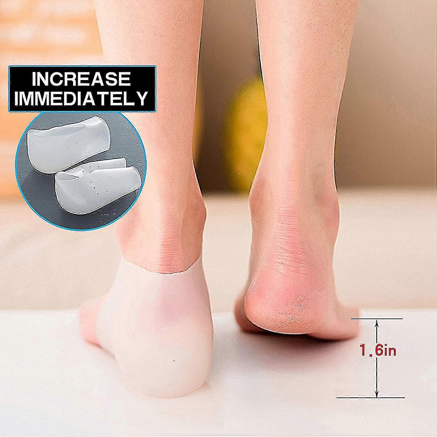 2-5cm Invisible Height Increase Insole Heel Lift Insole Invisible Foot ...