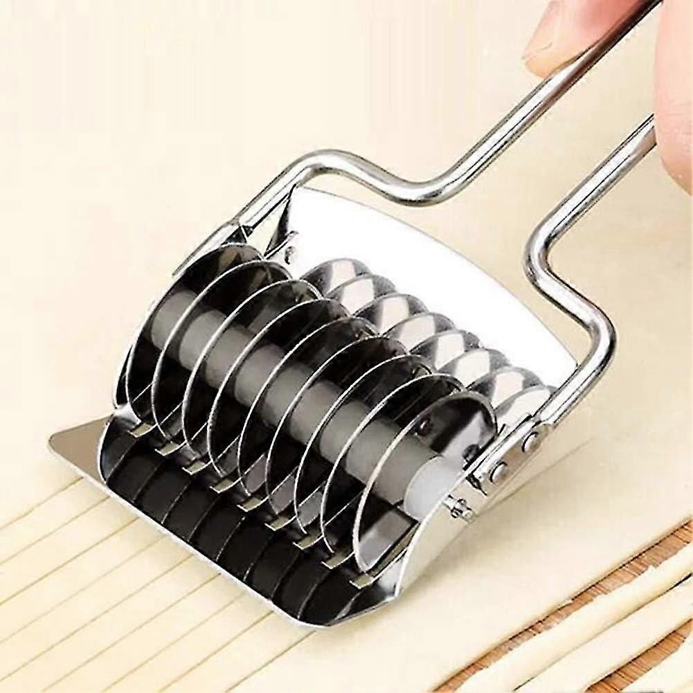 2 Pack Manual Pasta Machine, Stainless Steel Pastry Wheel Roller Noodle ...