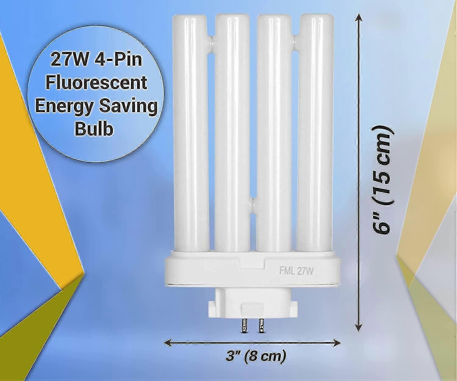 27w Replacement Fluorescent Light Bulb For Natural Daylight/ Sunlight ...