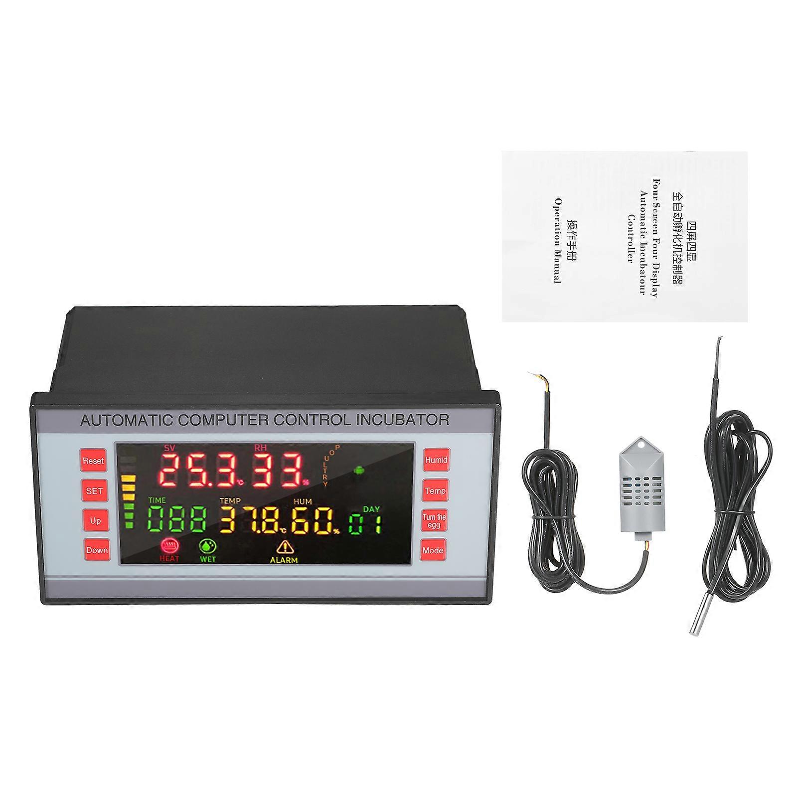 LED Color Screen Automatic Incubator Controller Egg Incubator Controller Machine Poultry Egg ...