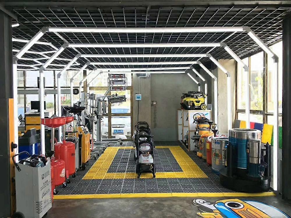 Chinese-made Car Beauty Shop With Gantry Lamp Car Wash Station ...