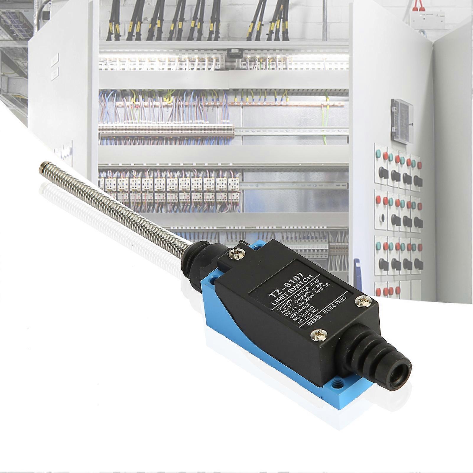 TZ-8167 Waterproof Cat Whisker Coil Spring Microswitch Self-reset Limit ...